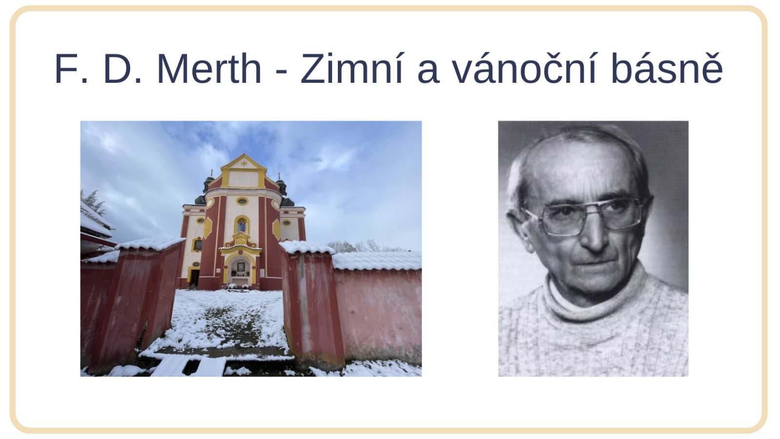 František Daniel Merth - Zimní a vánoční básně + pdf prezentace | Forendors